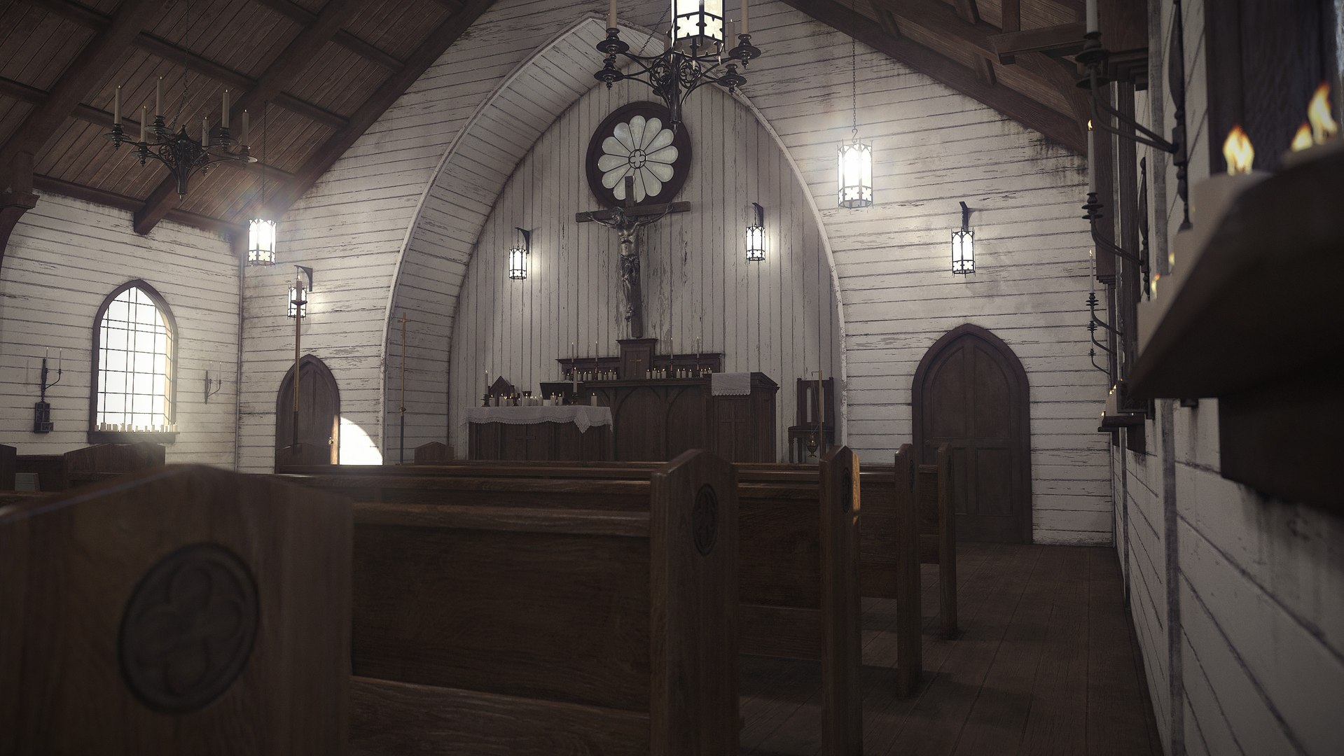 Church Interior 8K PBR Texture 3D Model - TurboSquid 1903281