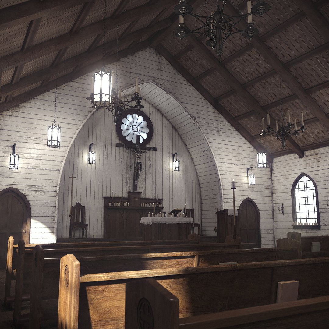 Church Interior 8K PBR Texture3D模型 - TurboSquid 1903281
