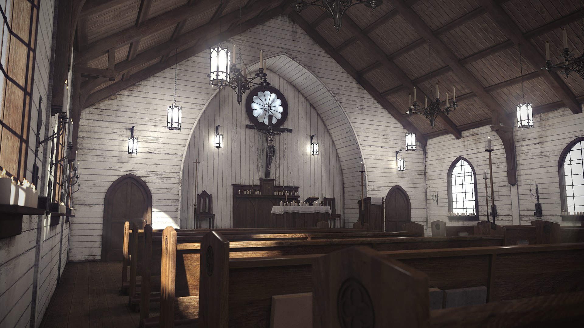 Church Interior 8K PBR Texture 3D Model - TurboSquid 1903281