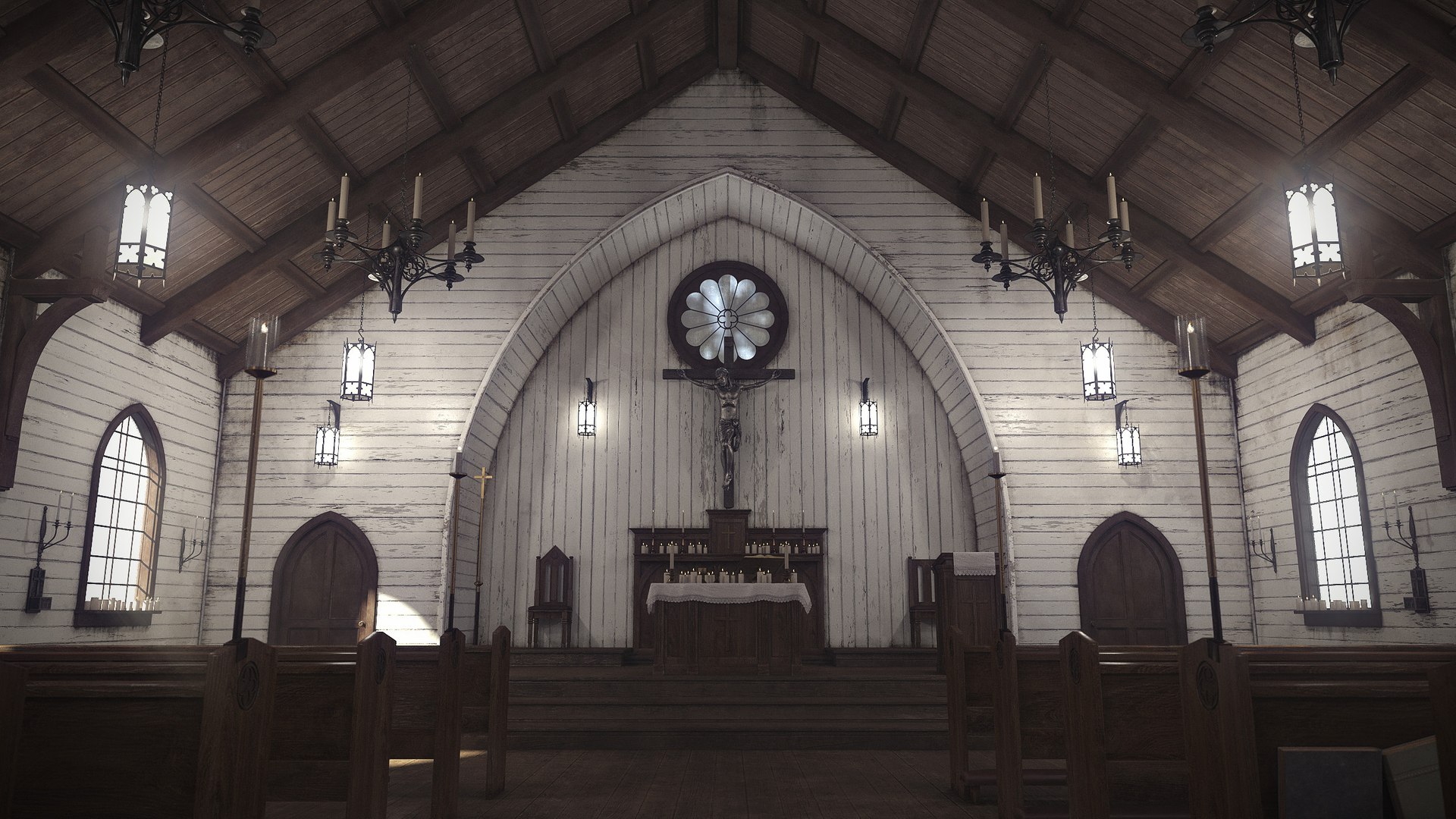 Church Interior 8K PBR Texture 3D Model - TurboSquid 1903281