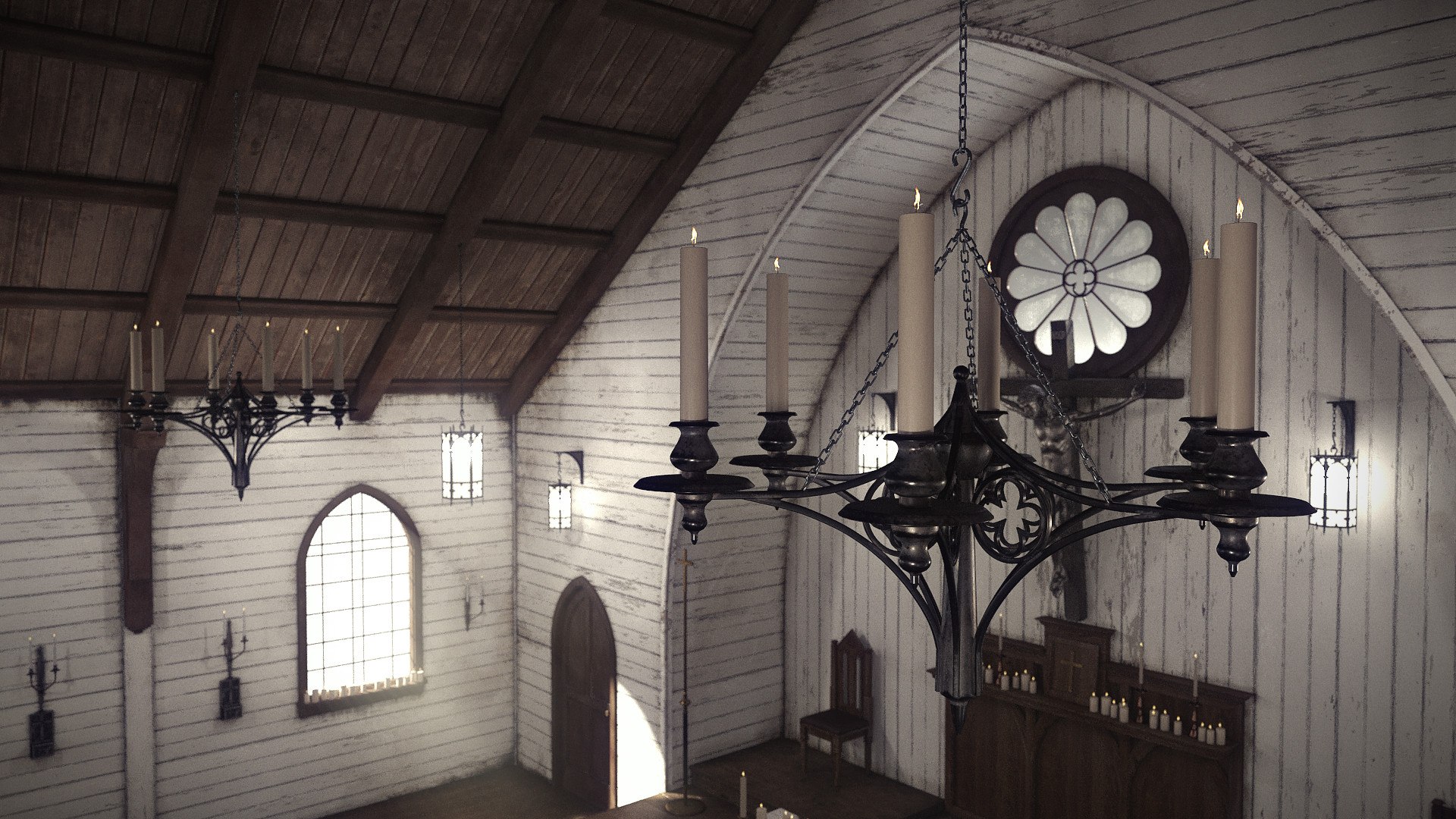 Church Interior 8K PBR Texture 3D Model - TurboSquid 1903281