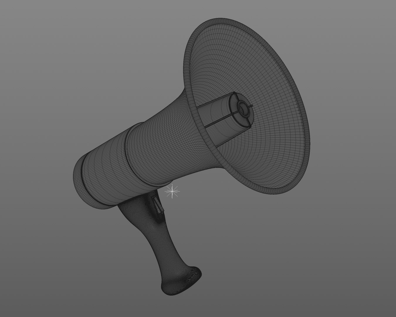Megaphone 3D Model - TurboSquid 2166337
