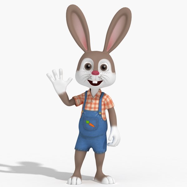 Cartoon Rabbit 3D model - TurboSquid 2010417