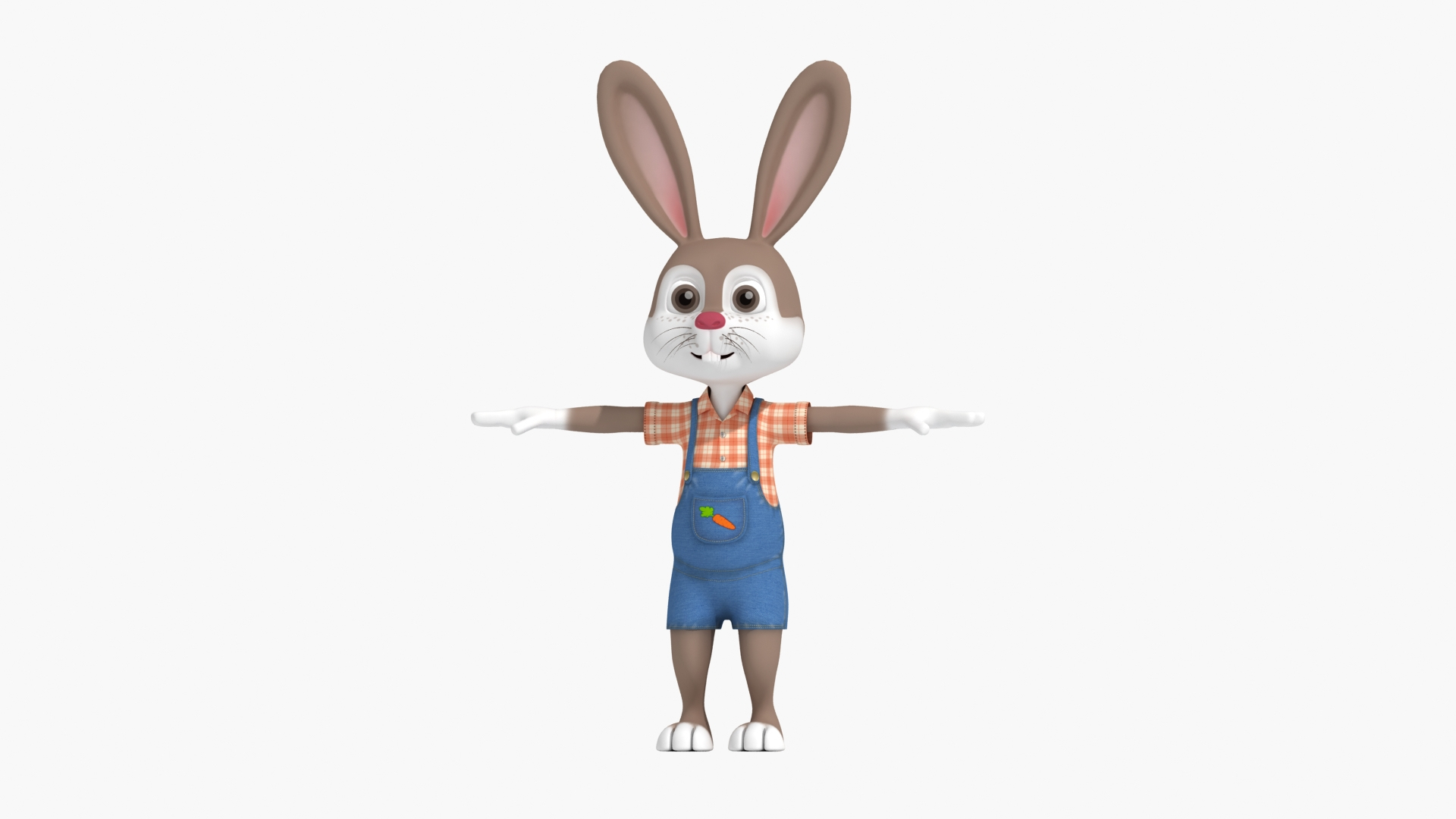 Cartoon Rabbit 3D Model - TurboSquid 2010417