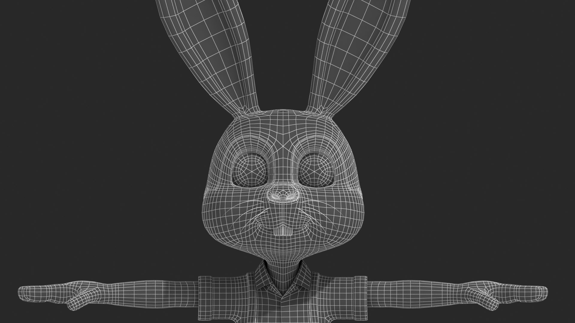 Cartoon Rabbit 3D Model - TurboSquid 2010417