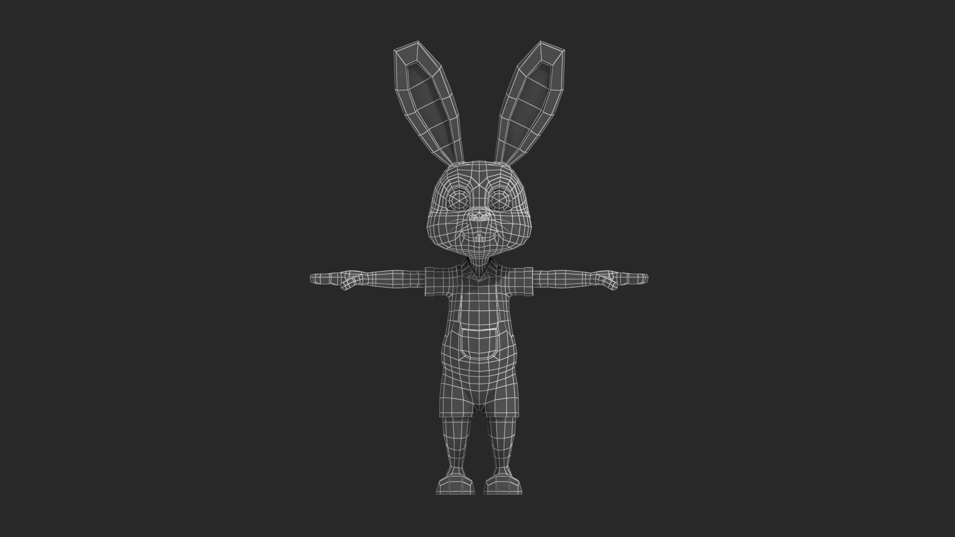 Cartoon Rabbit 3D Model - TurboSquid 2010417