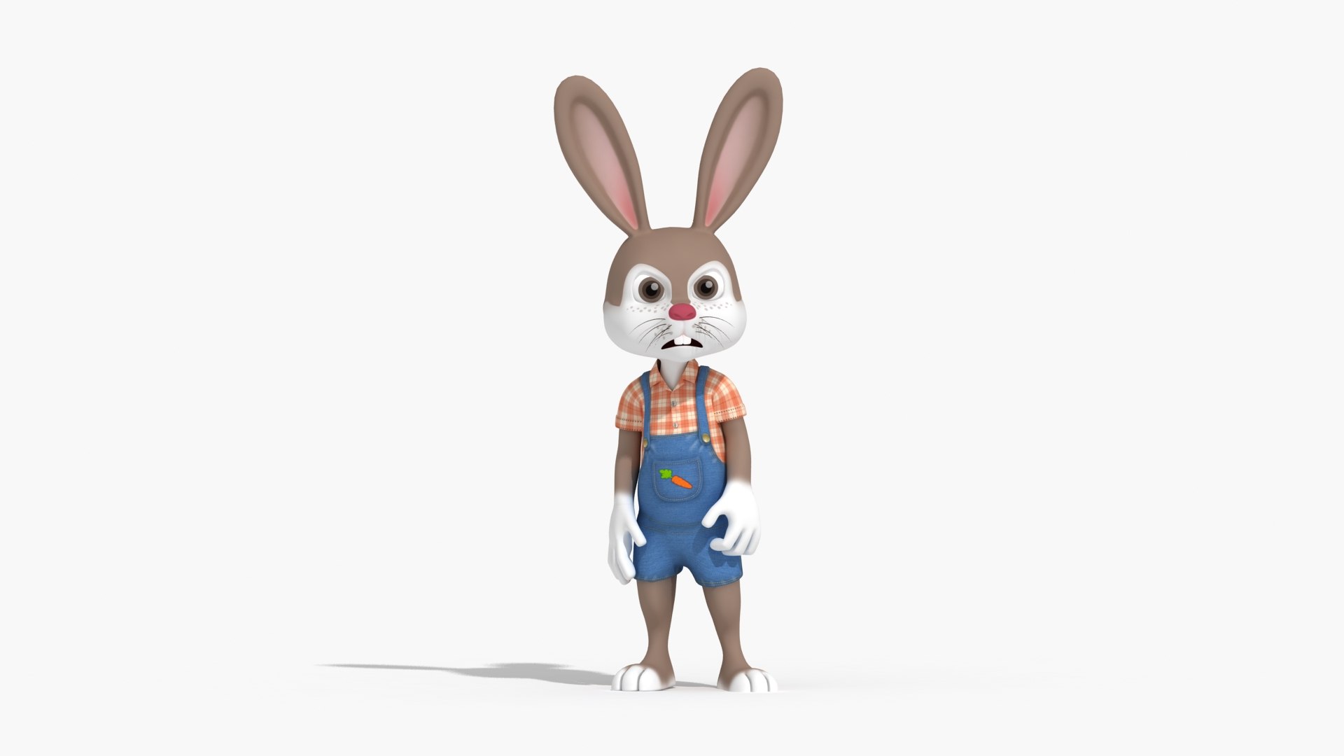 Cartoon Rabbit 3D Model - TurboSquid 2010417