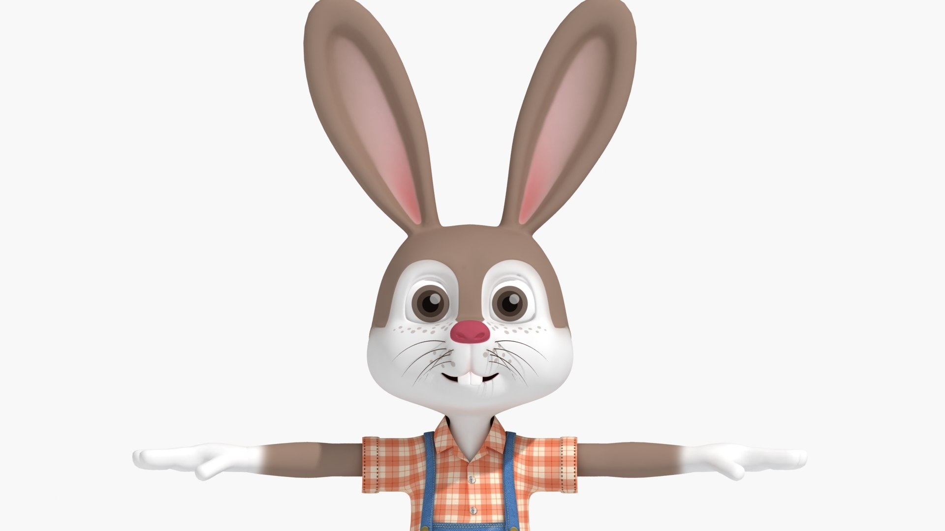 Cartoon Rabbit 3D Model - TurboSquid 2010417