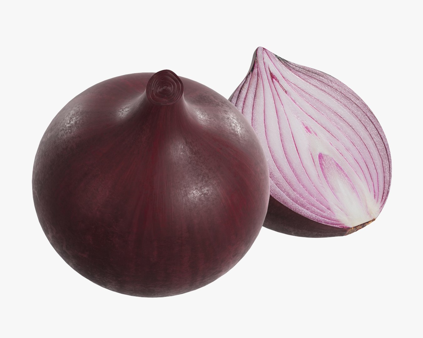 3D Onion Food Vegetable - TurboSquid 1404291