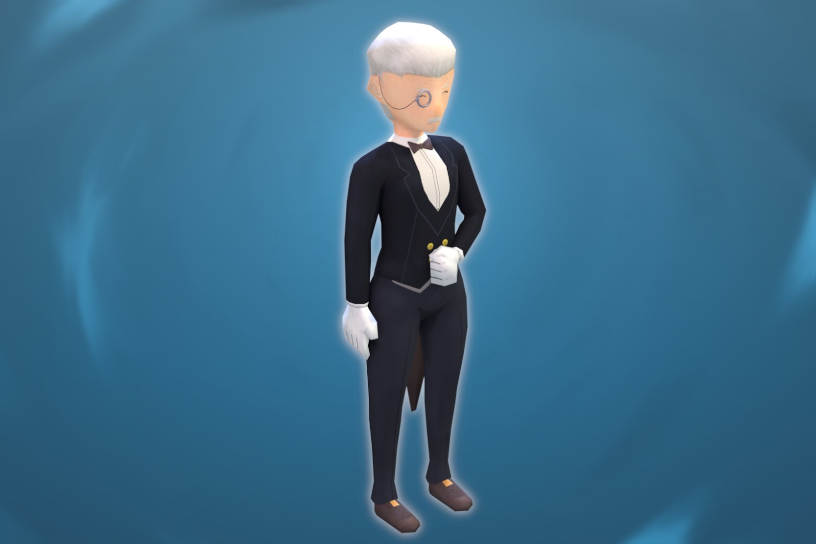 3D Stylized NPC - Rich Gentleman Butler - TurboSquid 2037228