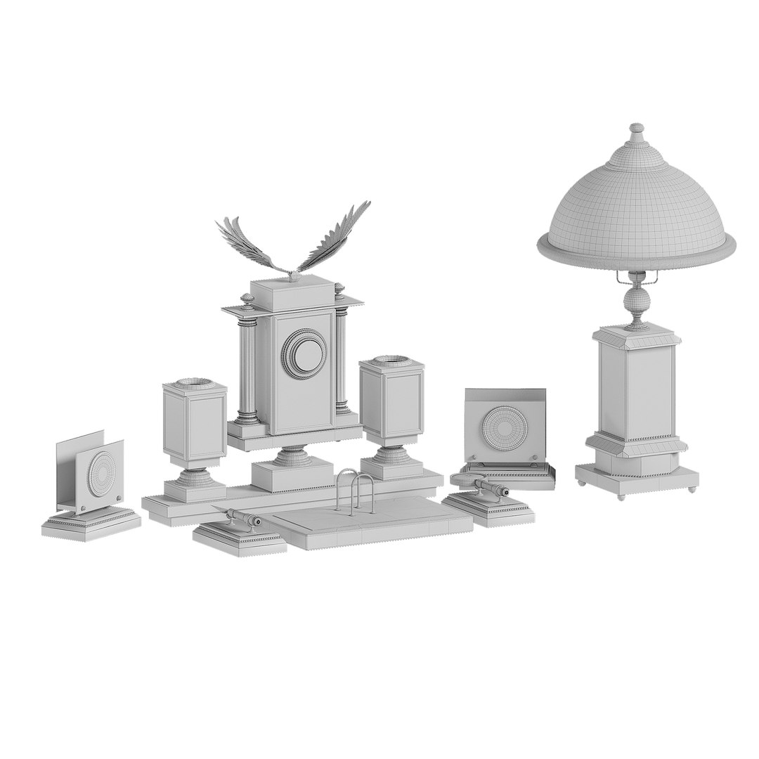 3D Writing Set - TurboSquid 2014188
