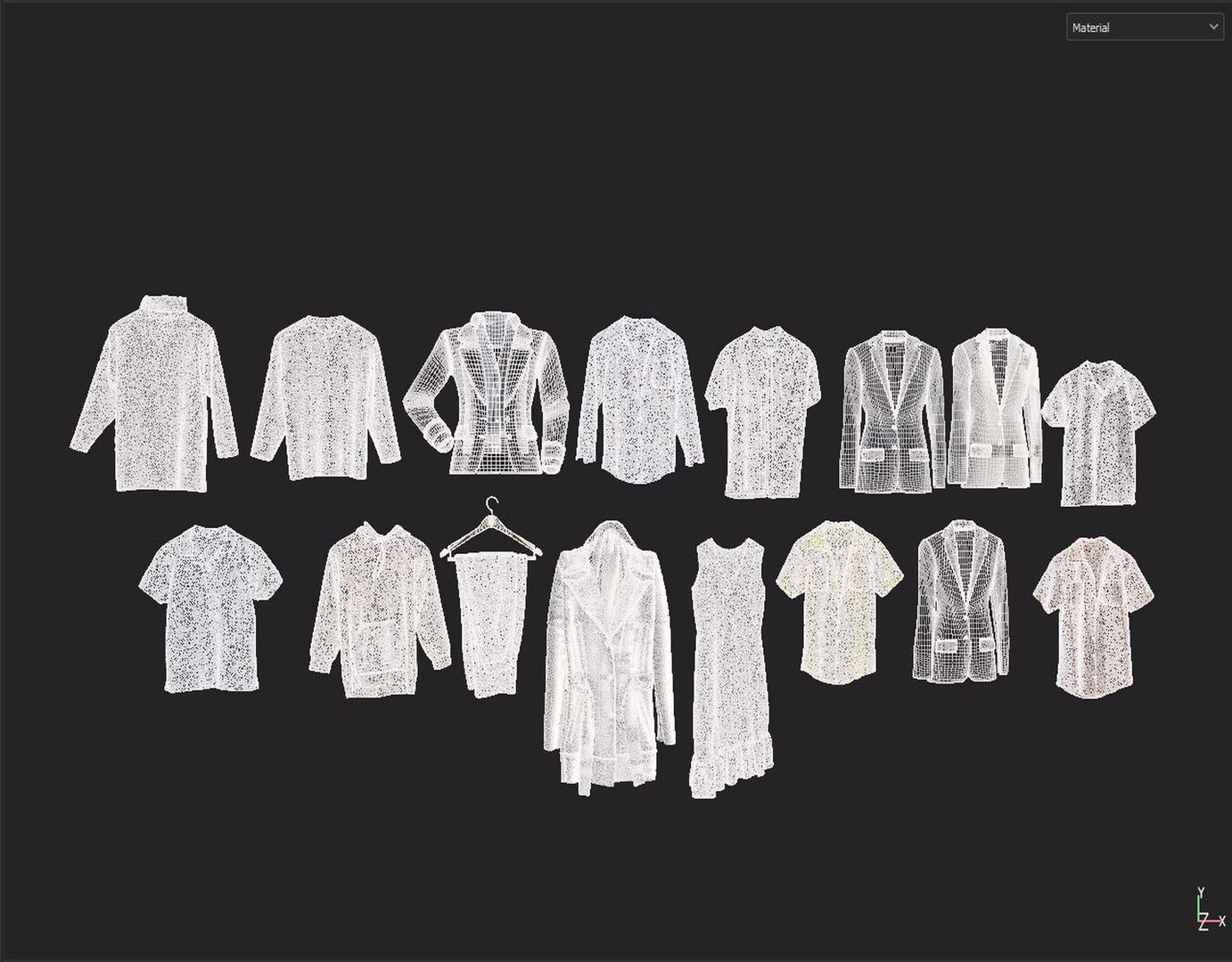 Clothes Collection-01 Model - TurboSquid 2044412