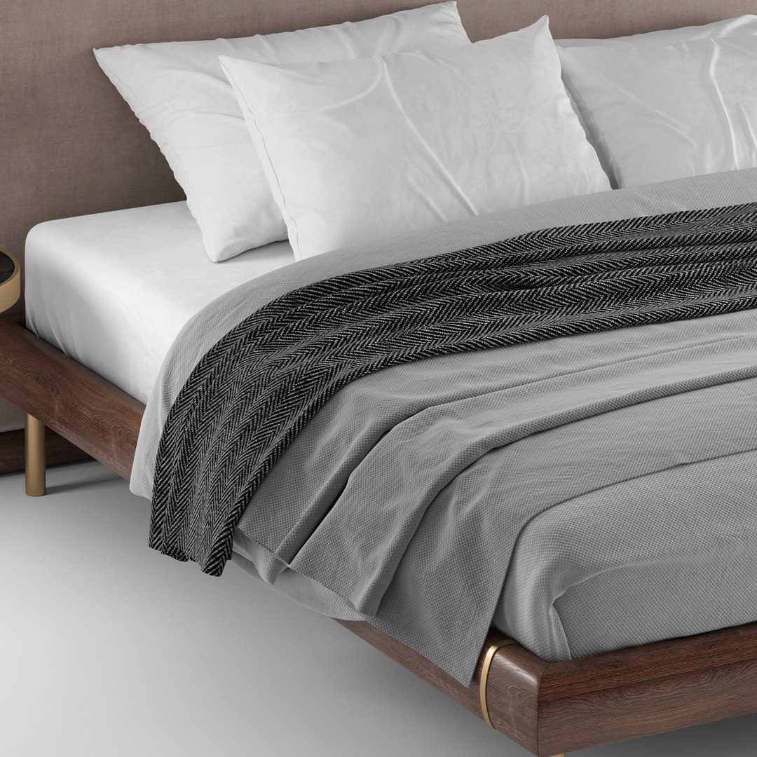 3D Killian By Porada Bed Model - TurboSquid 1897119