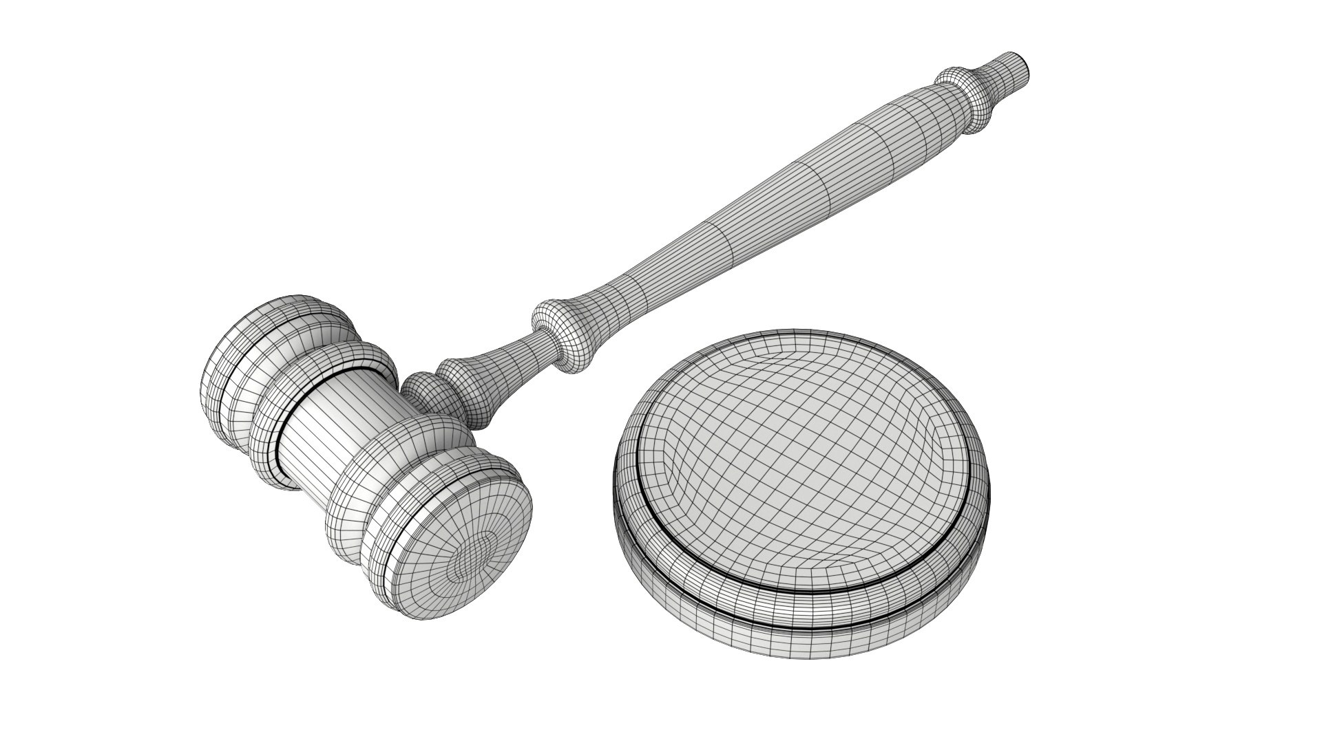 3D Model Gavel Mullet - TurboSquid 2299082
