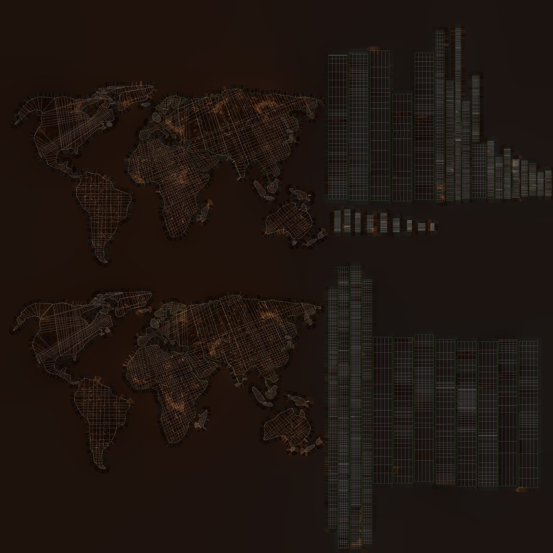 3D World Worldmap Model - TurboSquid 1397076