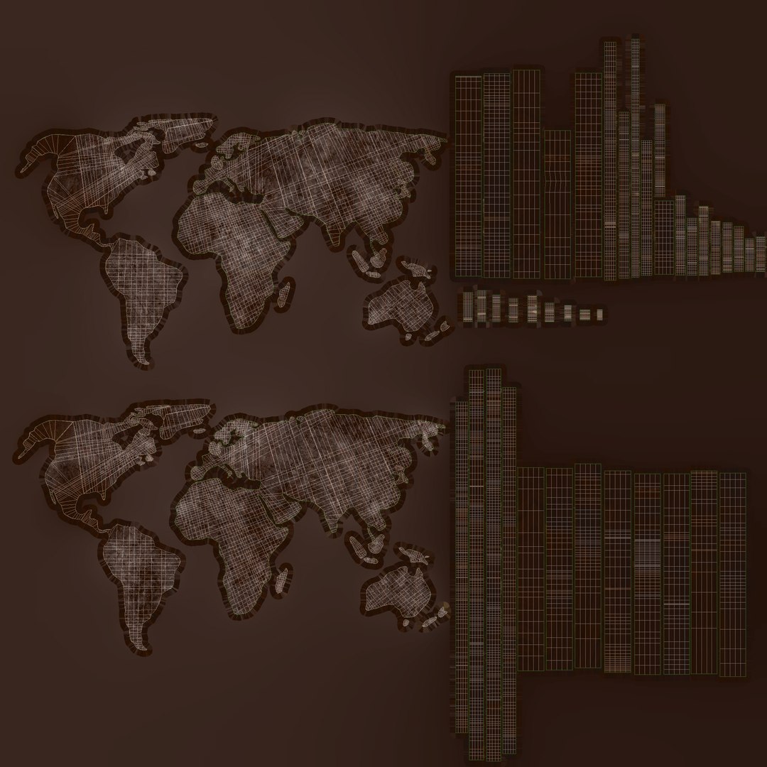 3D World Worldmap Model - TurboSquid 1397076