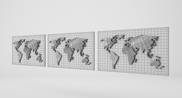 3D world worldmap model - TurboSquid 1397076