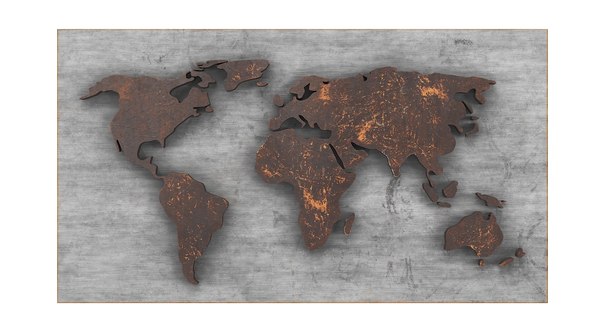 3D world worldmap model - TurboSquid 1397076