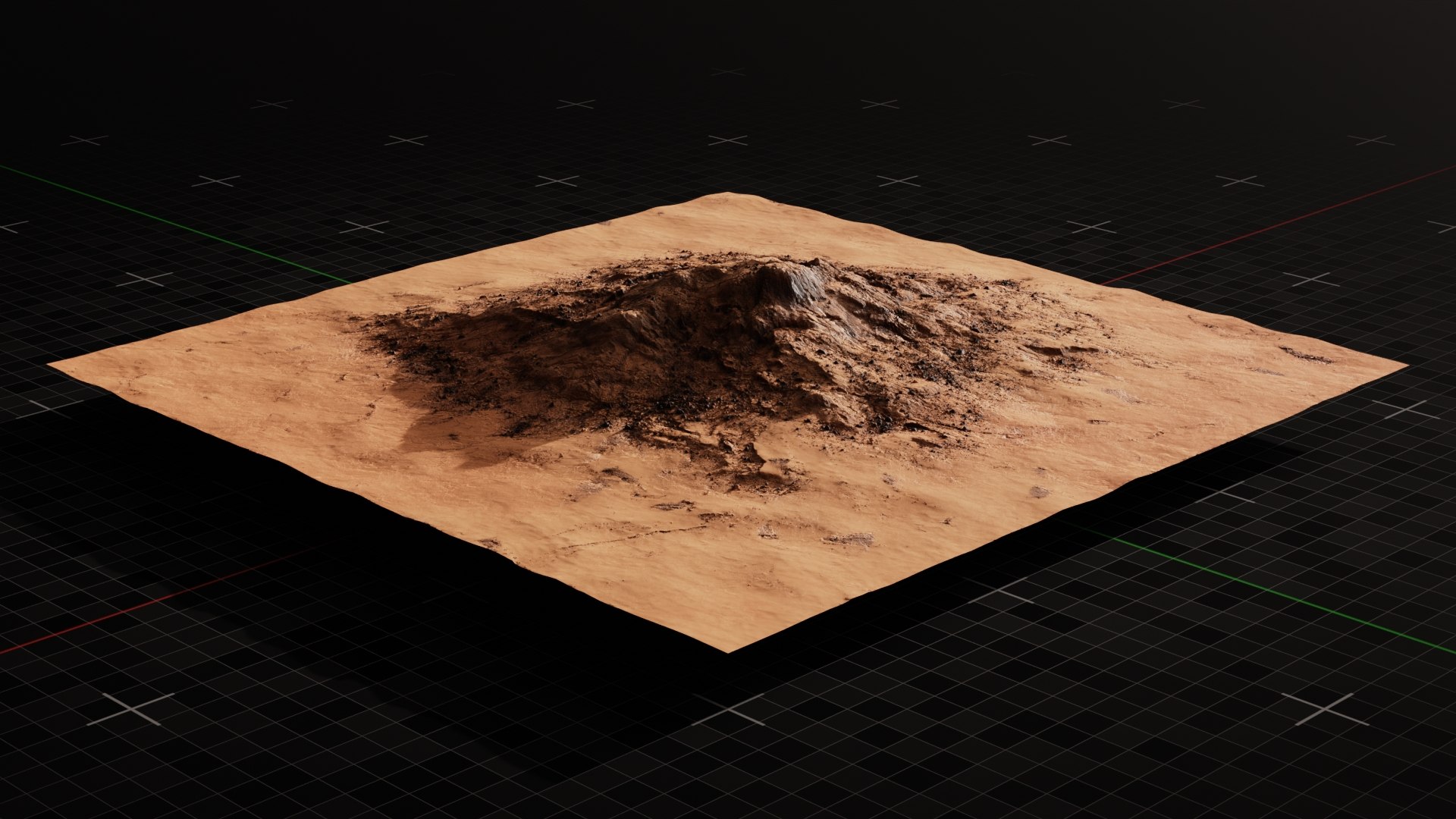 Mars Hill Terrain 3 3D Model - TurboSquid 2272641