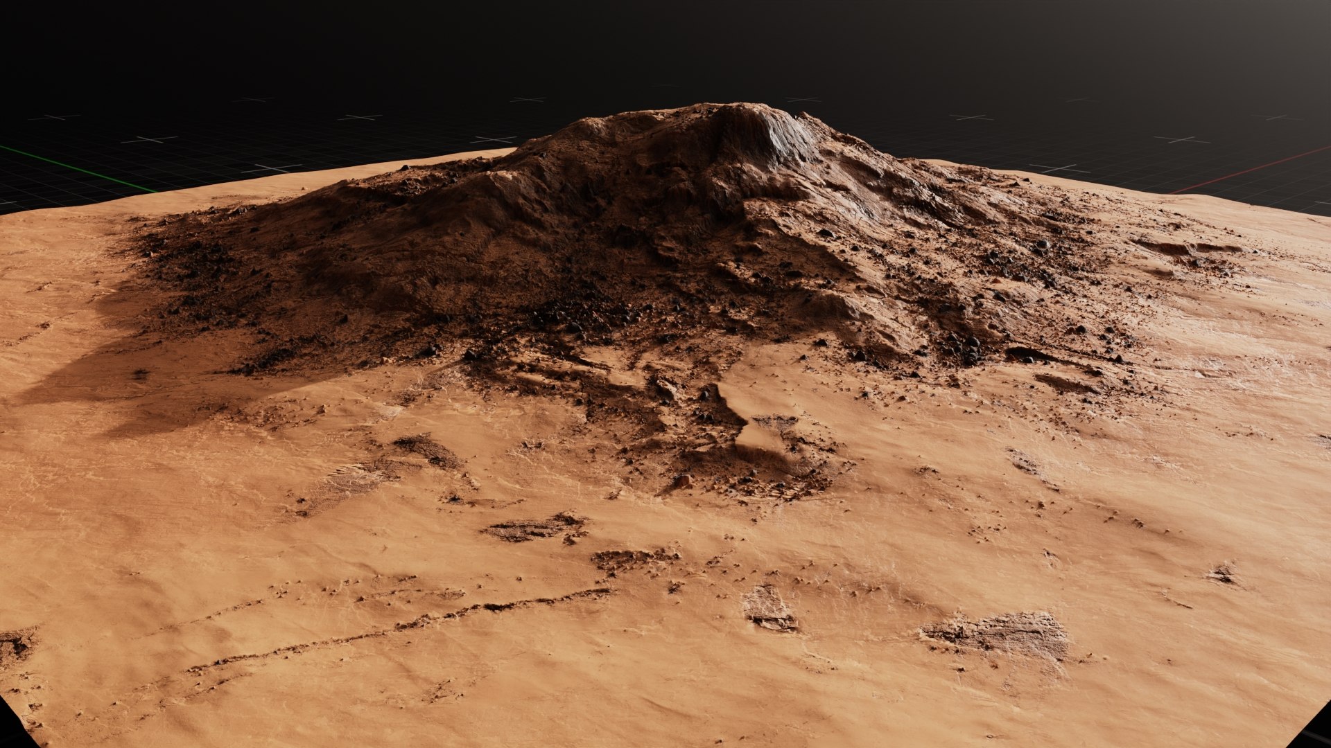 Mars Hill Terrain 3 3D Model - TurboSquid 2272641