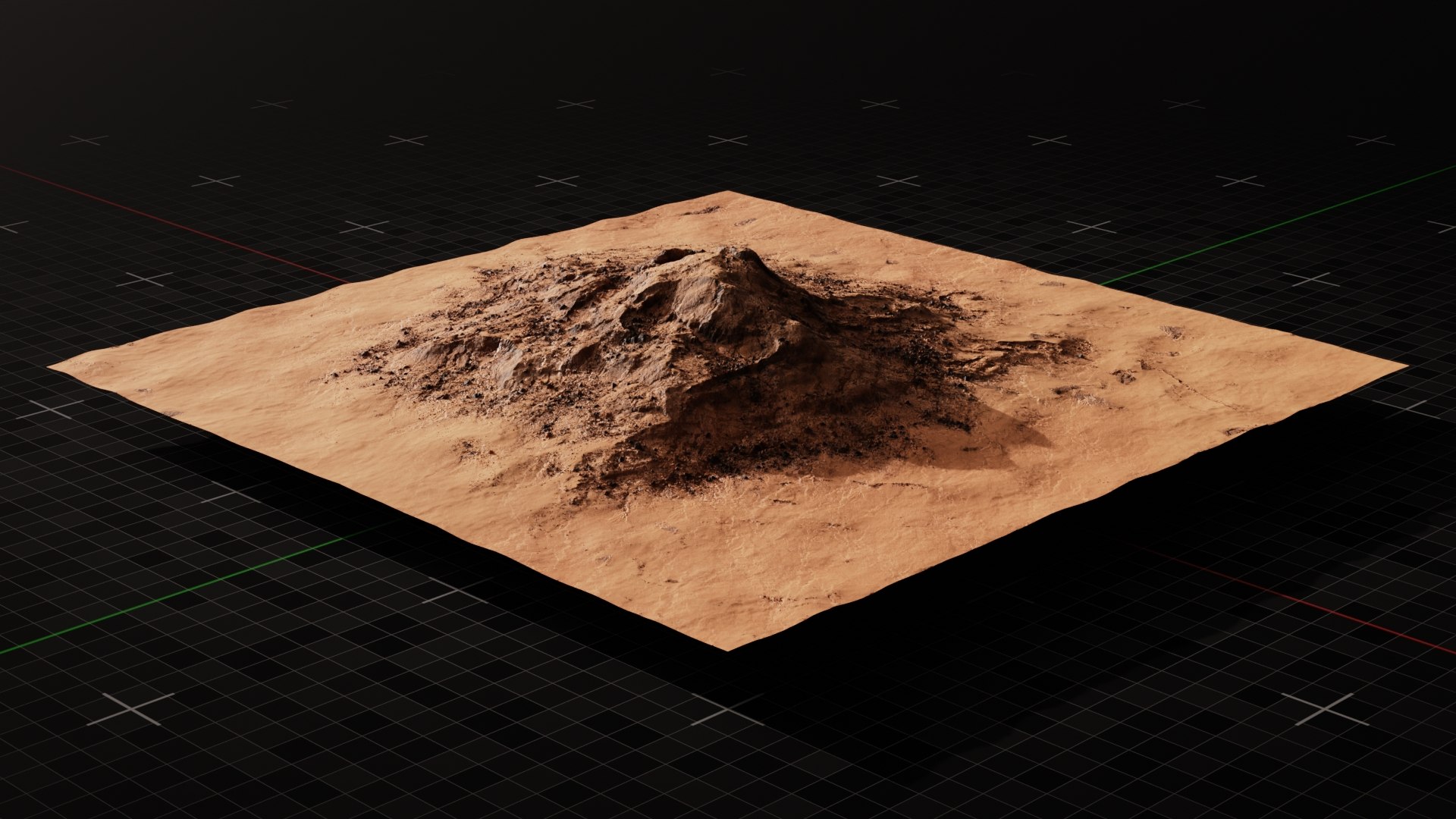 Mars Hill Terrain 3 3D Model - TurboSquid 2272641