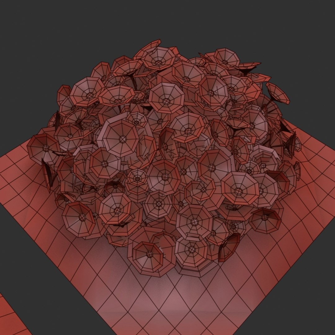 3d Model Flower Bushes
