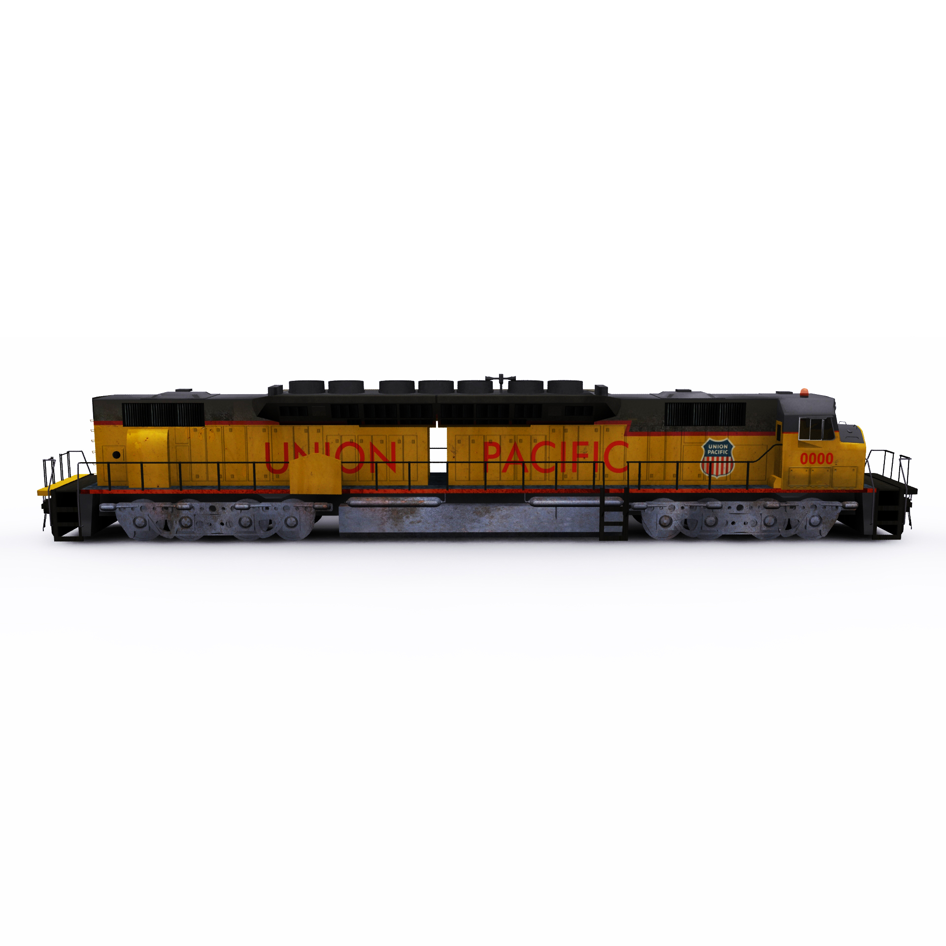 modelo 3d EMD DDA40X - TurboSquid 1388977