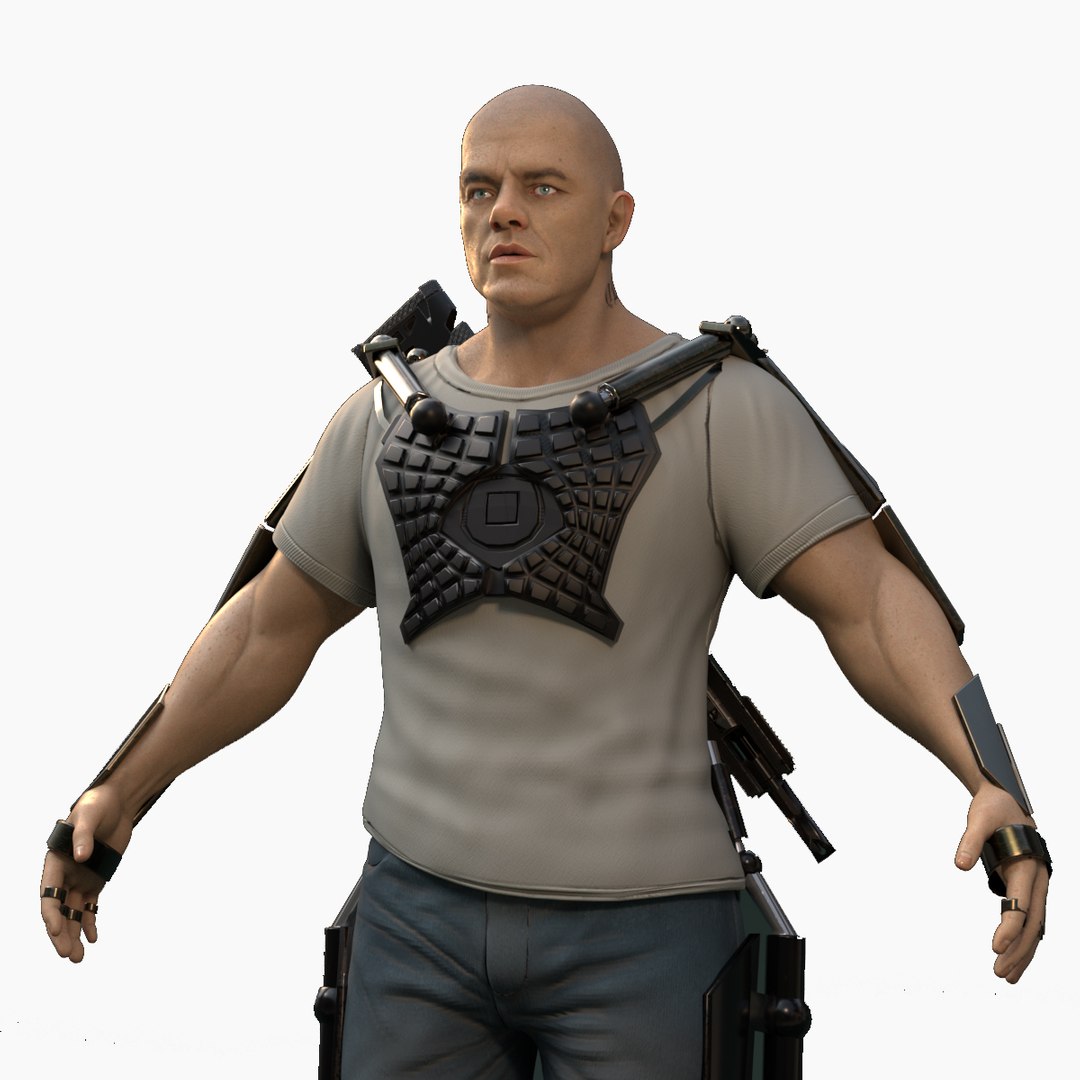 3D elysium character games - TurboSquid 1386472