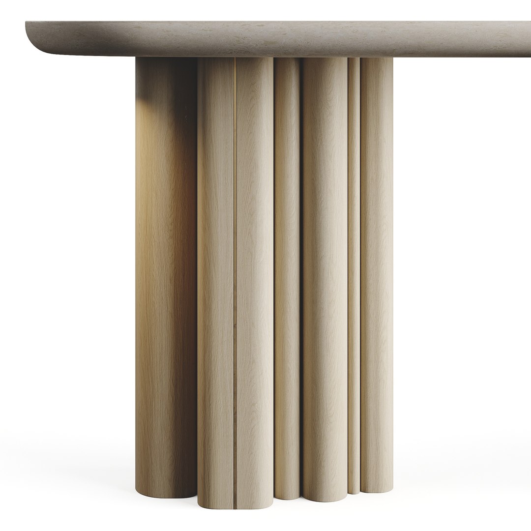 3D Oasis Oval Console By LuxLucia Casa Model - TurboSquid 2180463