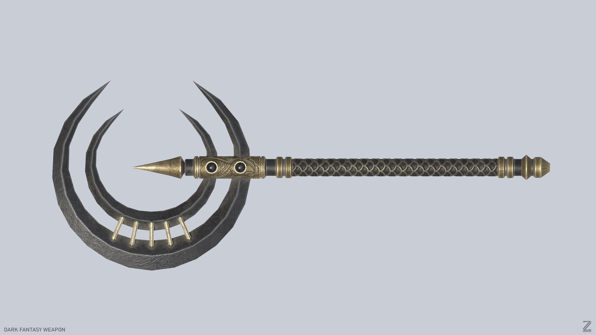 3D Dark Fantasy Weapon - TurboSquid 2239188