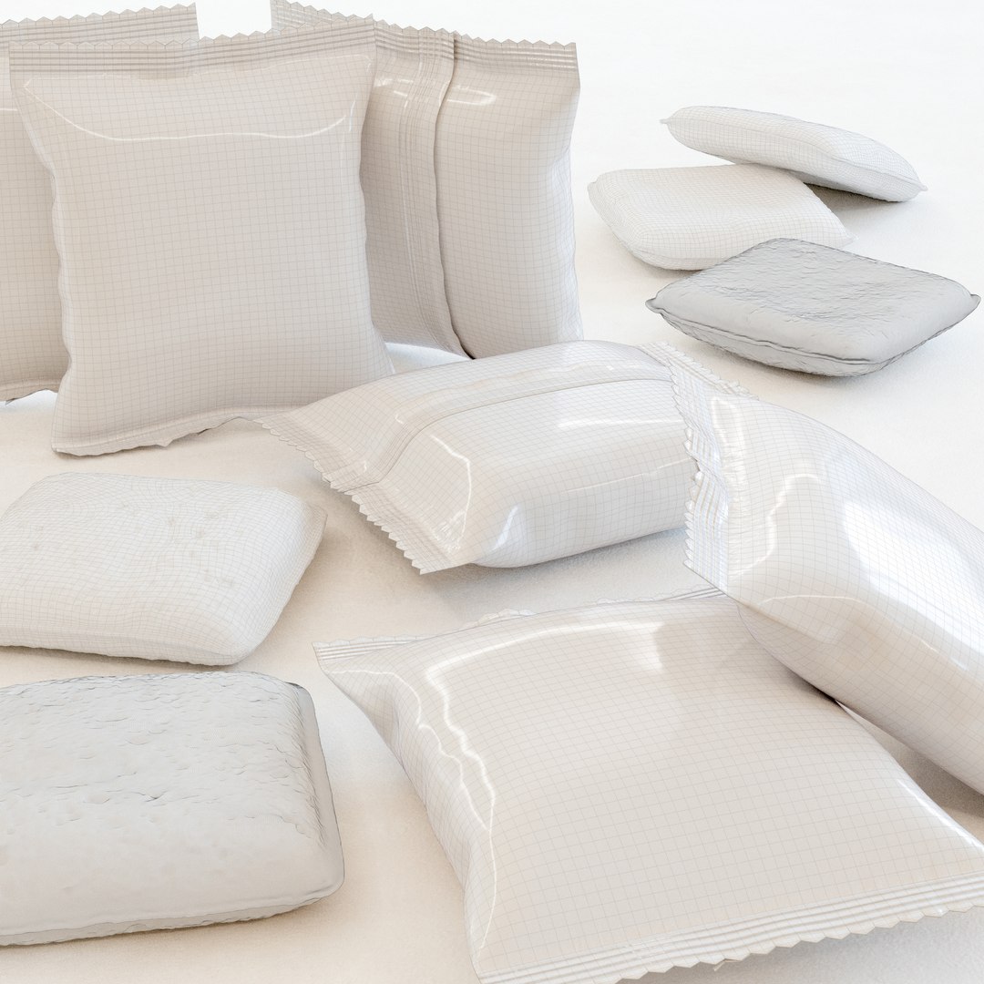 3D Model Bread Package - TurboSquid 2014499