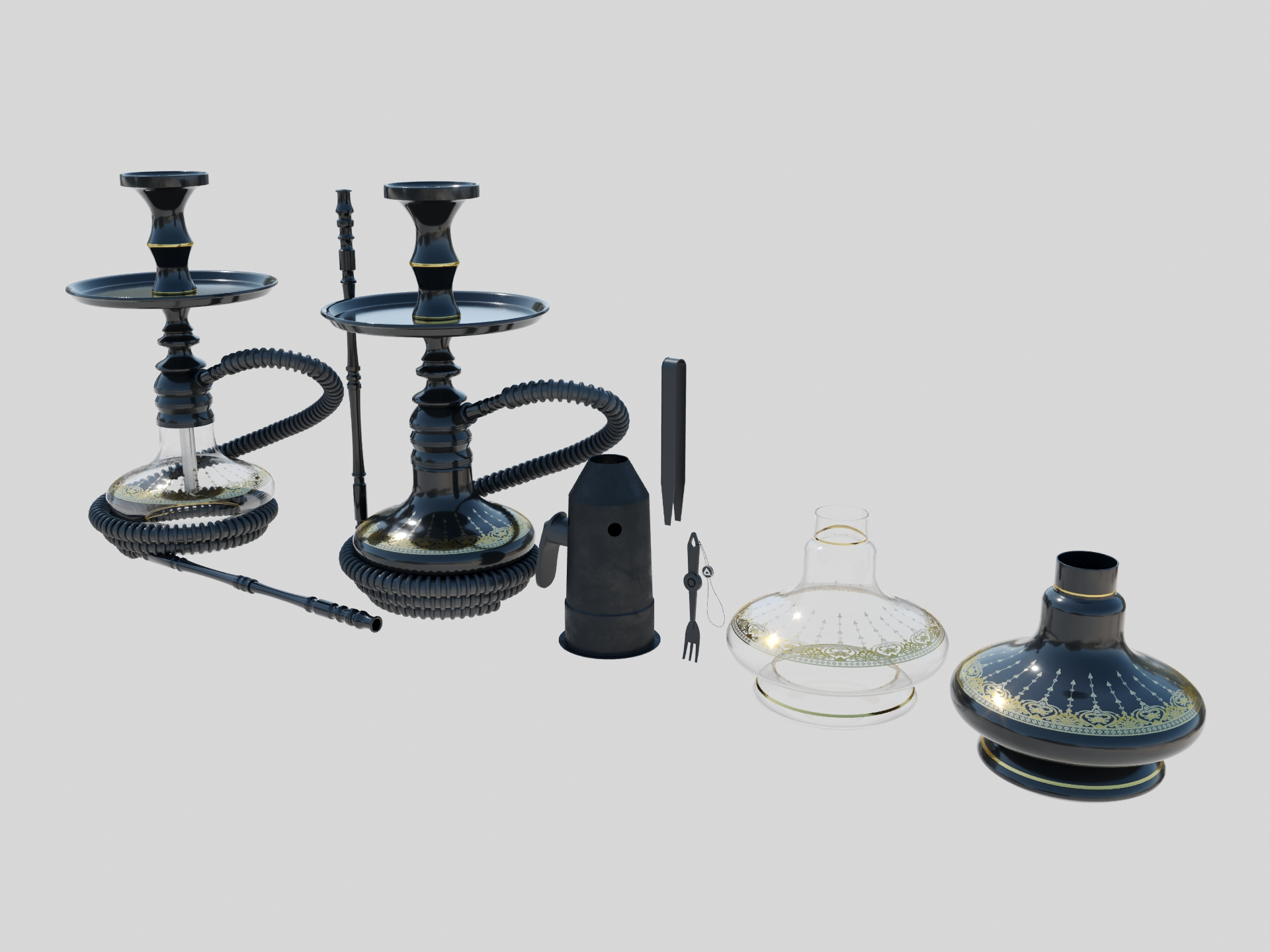 modelo 3d NARGUILE - TurboSquid 2211663