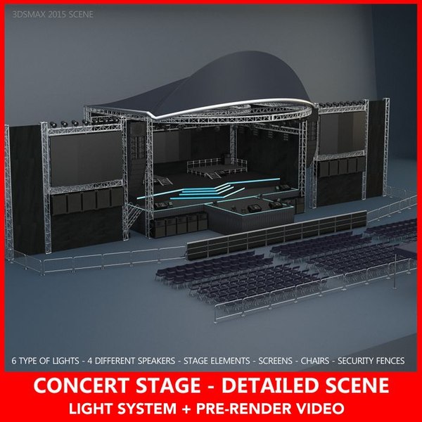 Stage 3D Models for Download | TurboSquid