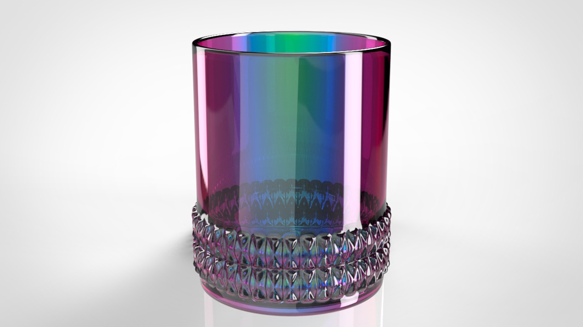 3D Model Glass With Triangular Details - TurboSquid 2299801