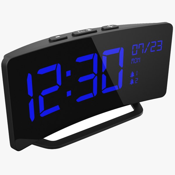 3D real alarm clock model - TurboSquid 1619113