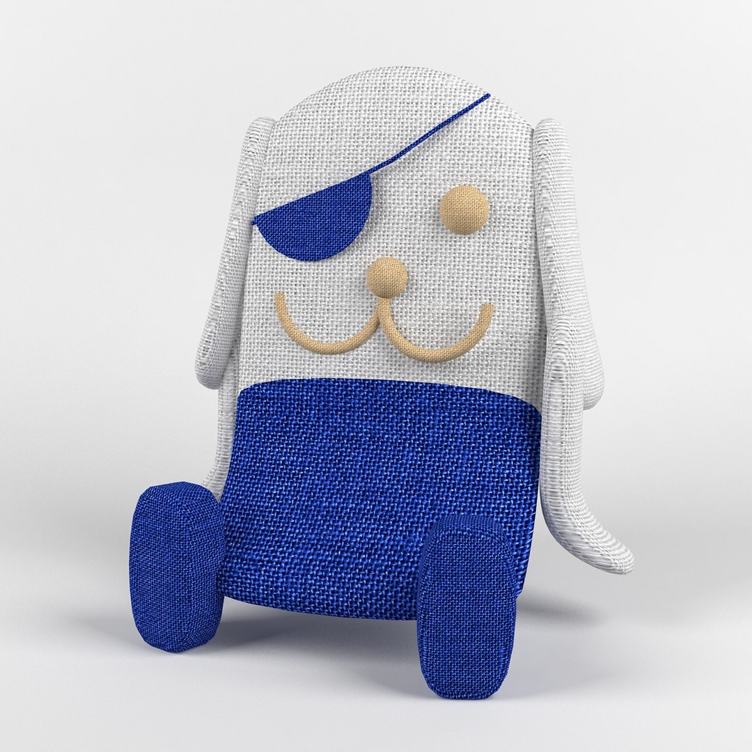 3d Rabbit Mascot Model