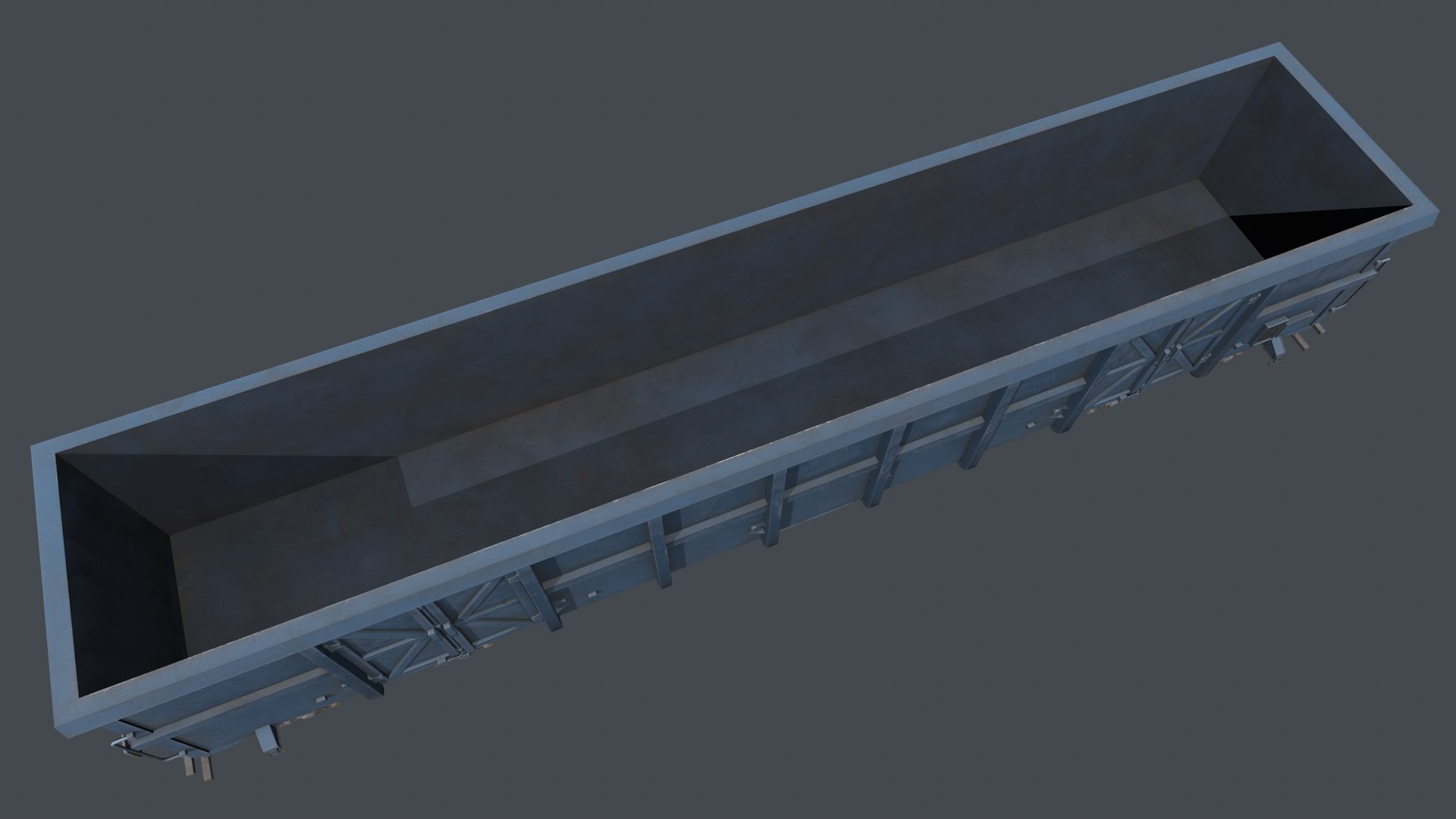 3D Real-time Box Car Wagon Model - TurboSquid 1752735