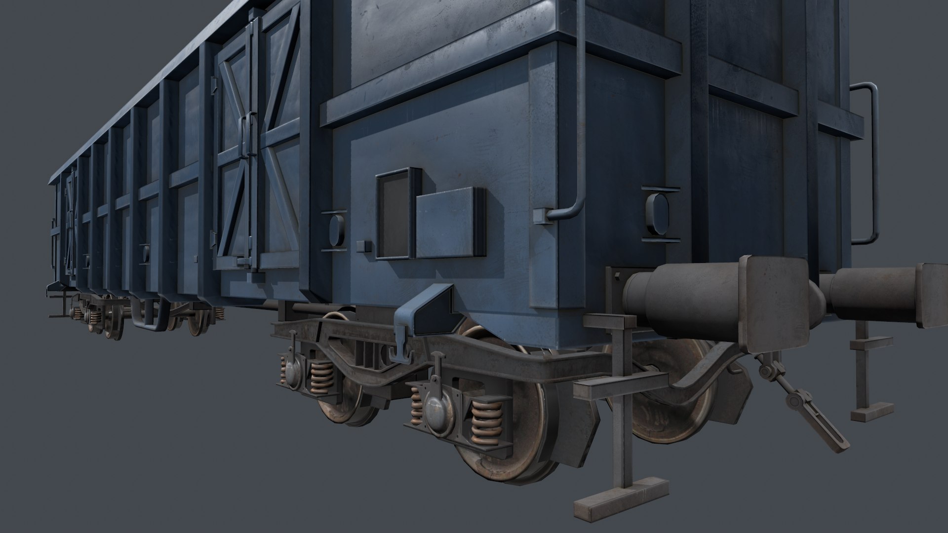 3D Real-time Box Car Wagon Model - TurboSquid 1752735