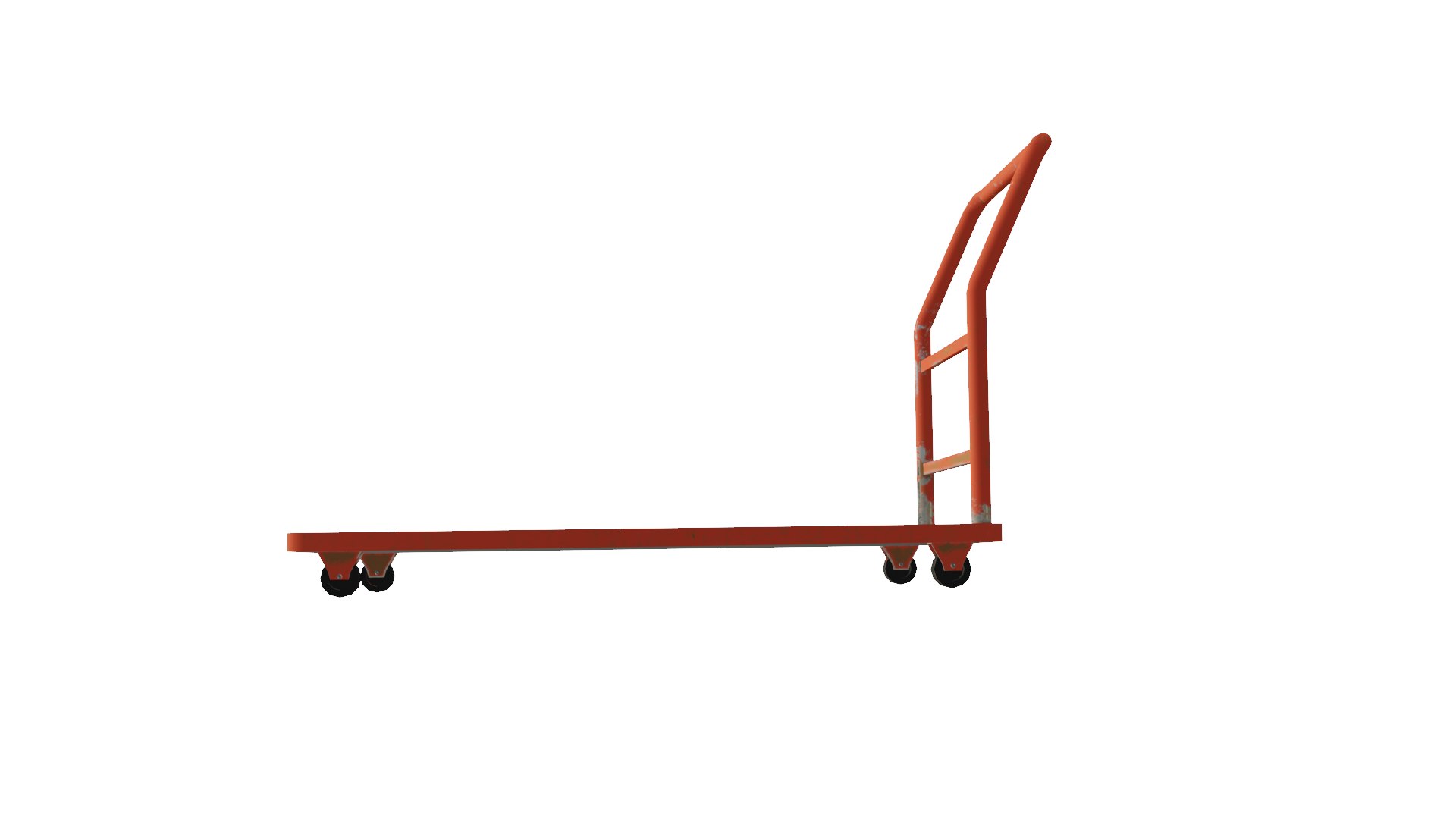 3D Platform Trolley Model - TurboSquid 1901907