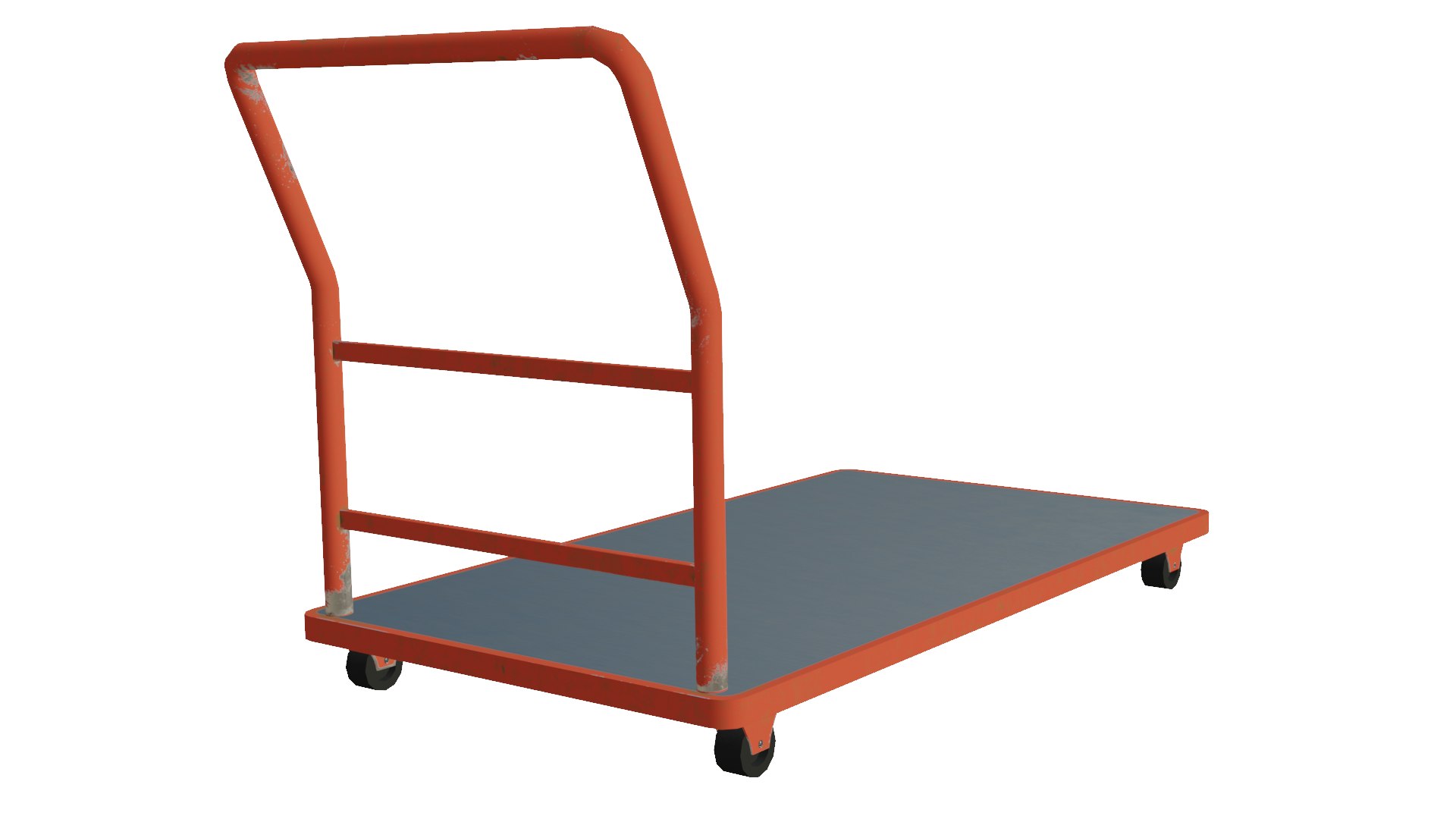 3D Platform Trolley Model - TurboSquid 1901907