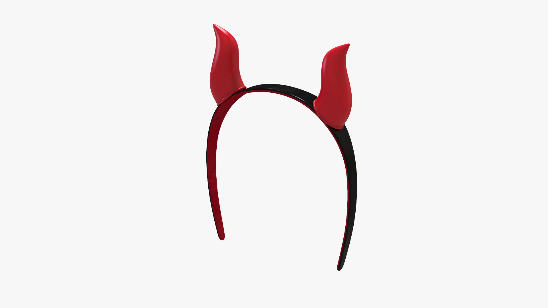 3D Devil Horns Headband Model - TurboSquid 2123379