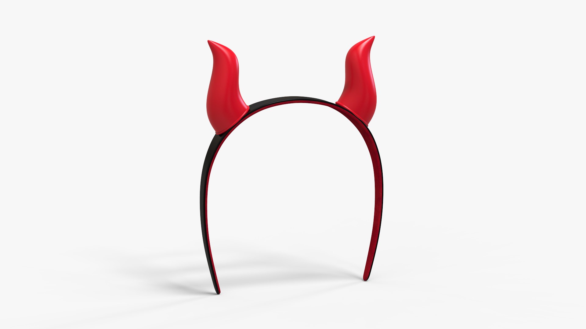 3D Devil Horns Headband Model - TurboSquid 2123379