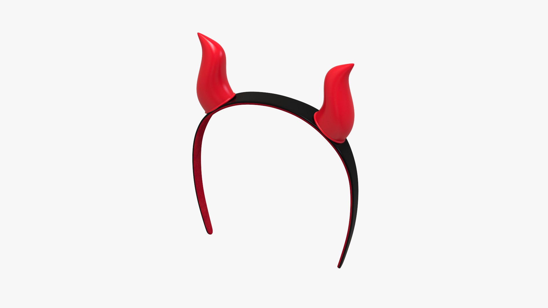 3D Devil Horns Headband Model - TurboSquid 2123379