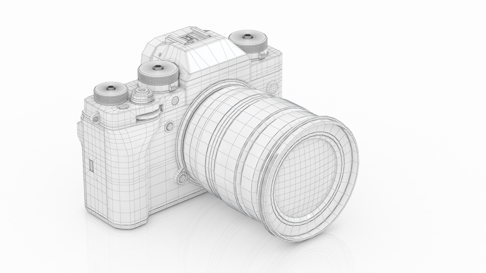 3D FUJIFILM X-T4 Mirrorless Model - TurboSquid 2174884