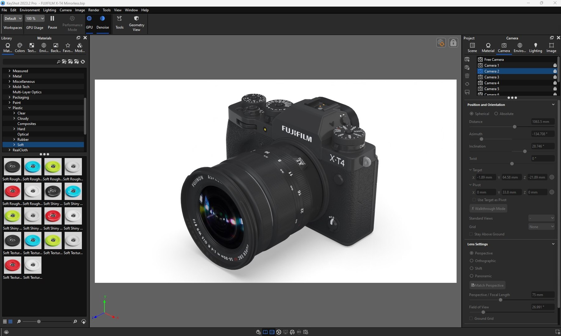 3D FUJIFILM X-T4 Mirrorless Model - TurboSquid 2174884