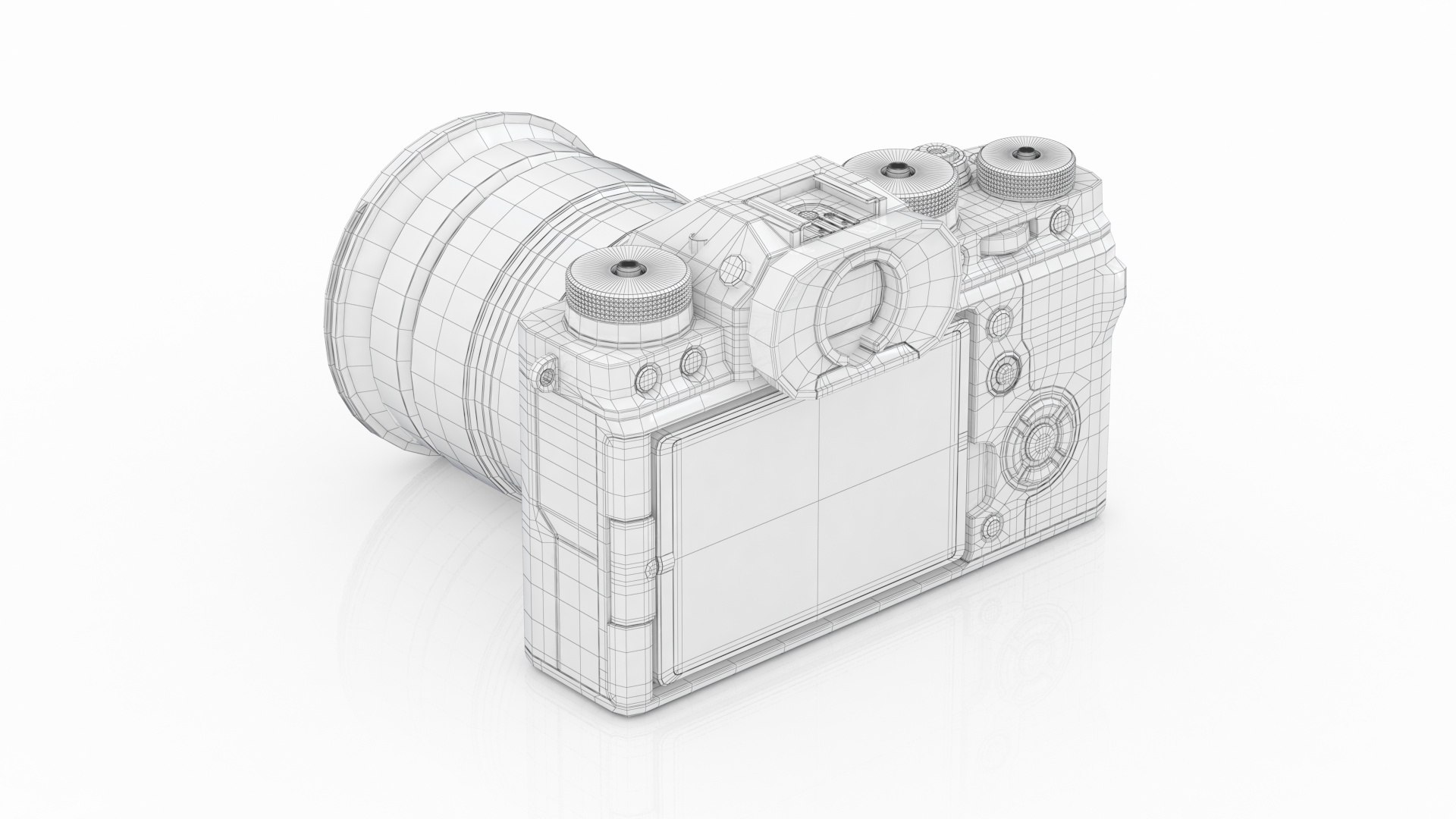 3D FUJIFILM X-T4 Mirrorless Model - TurboSquid 2174884