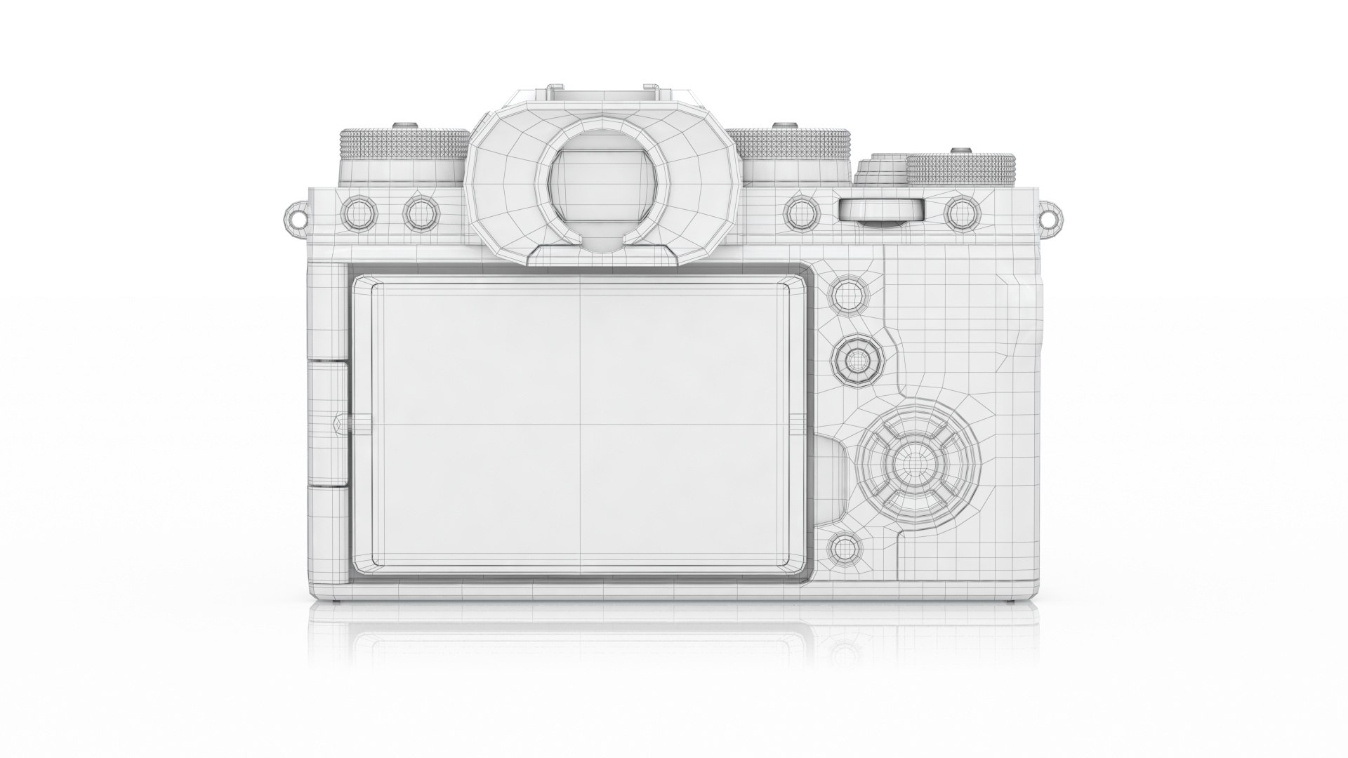 3D FUJIFILM X-T4 Mirrorless model - TurboSquid 2174884