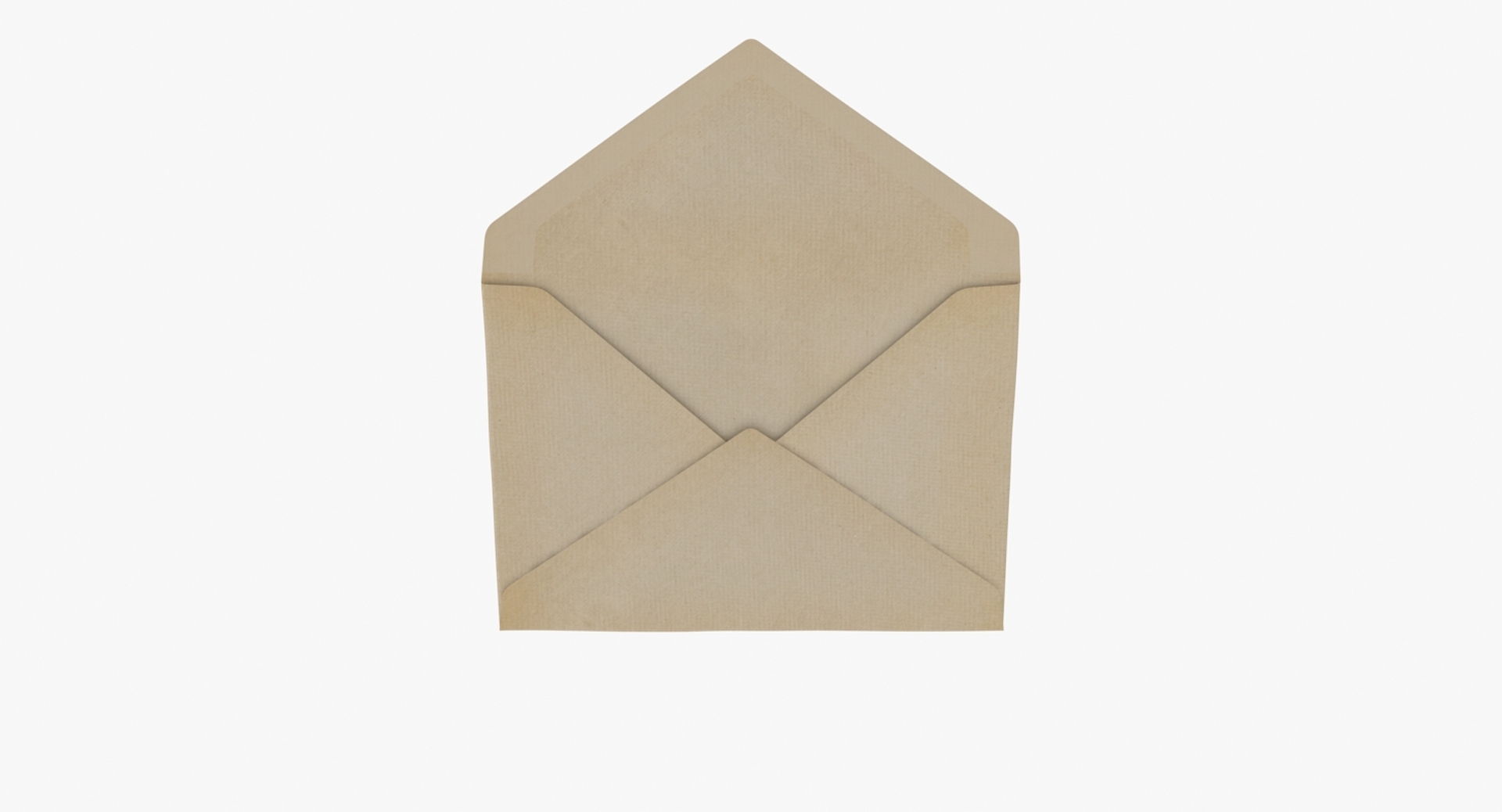 Envelope - Opened 3D Model - TurboSquid 1337760
