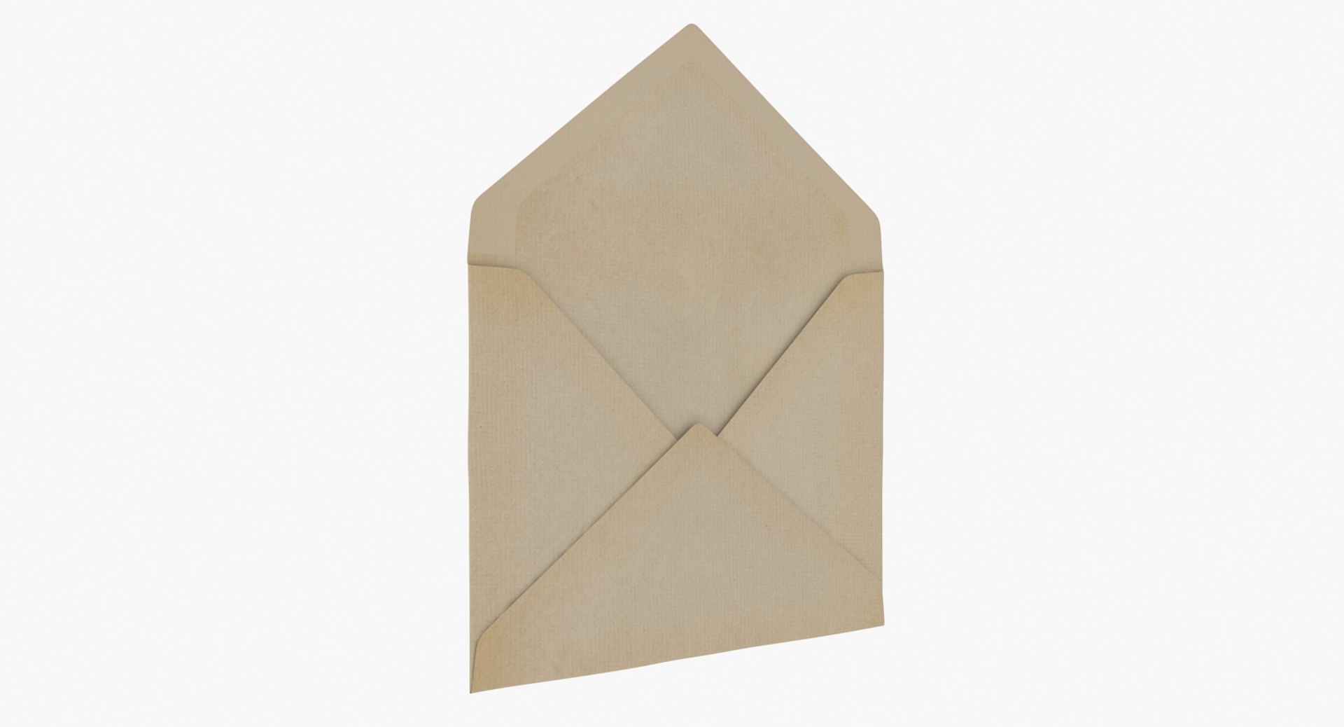 Envelope - Opened 3D Model - TurboSquid 1337760