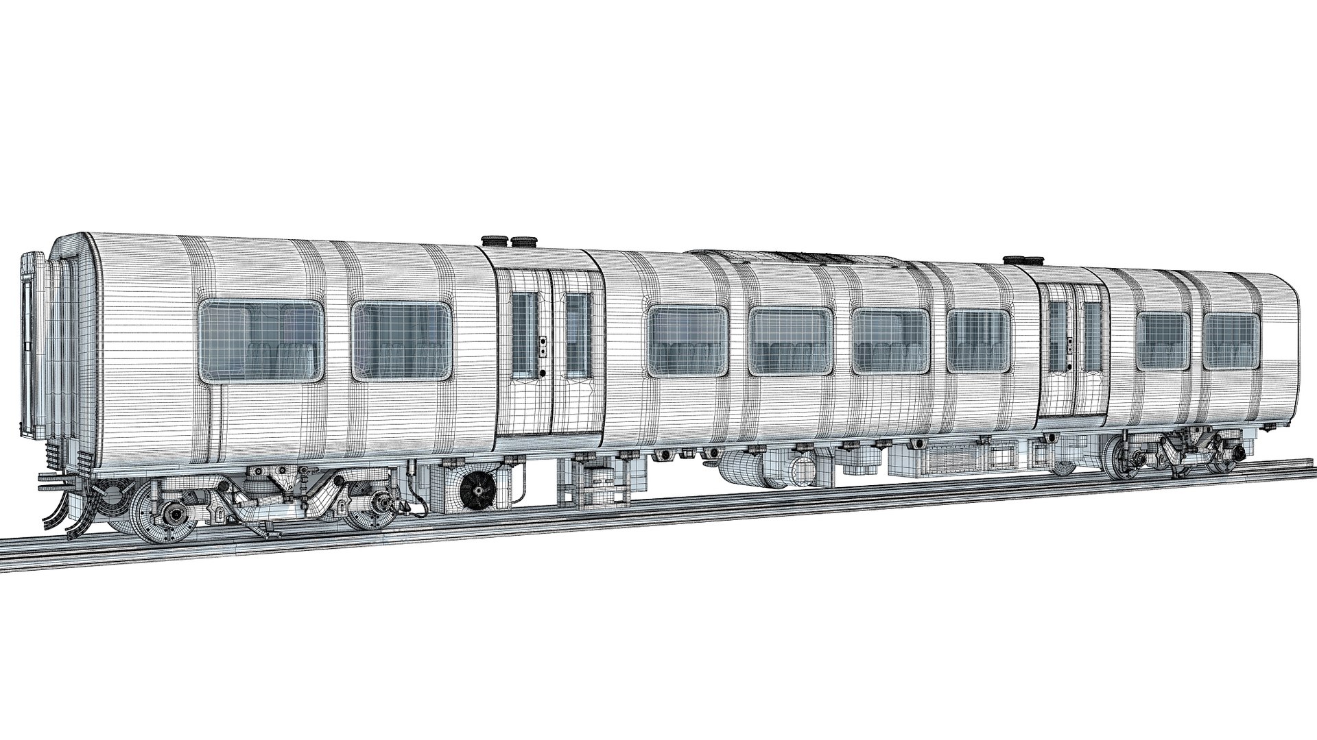 British Train Passenger Car 3D - TurboSquid 1504433